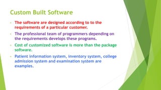 Contents of Computer Software | PPTX | Operating Systems | Computer ...