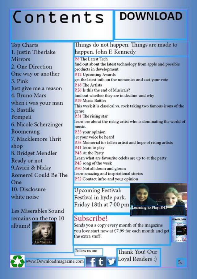 Contents page | DOCX