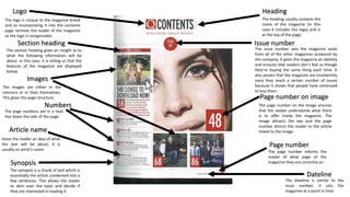 Analyses of contents pages | PPT