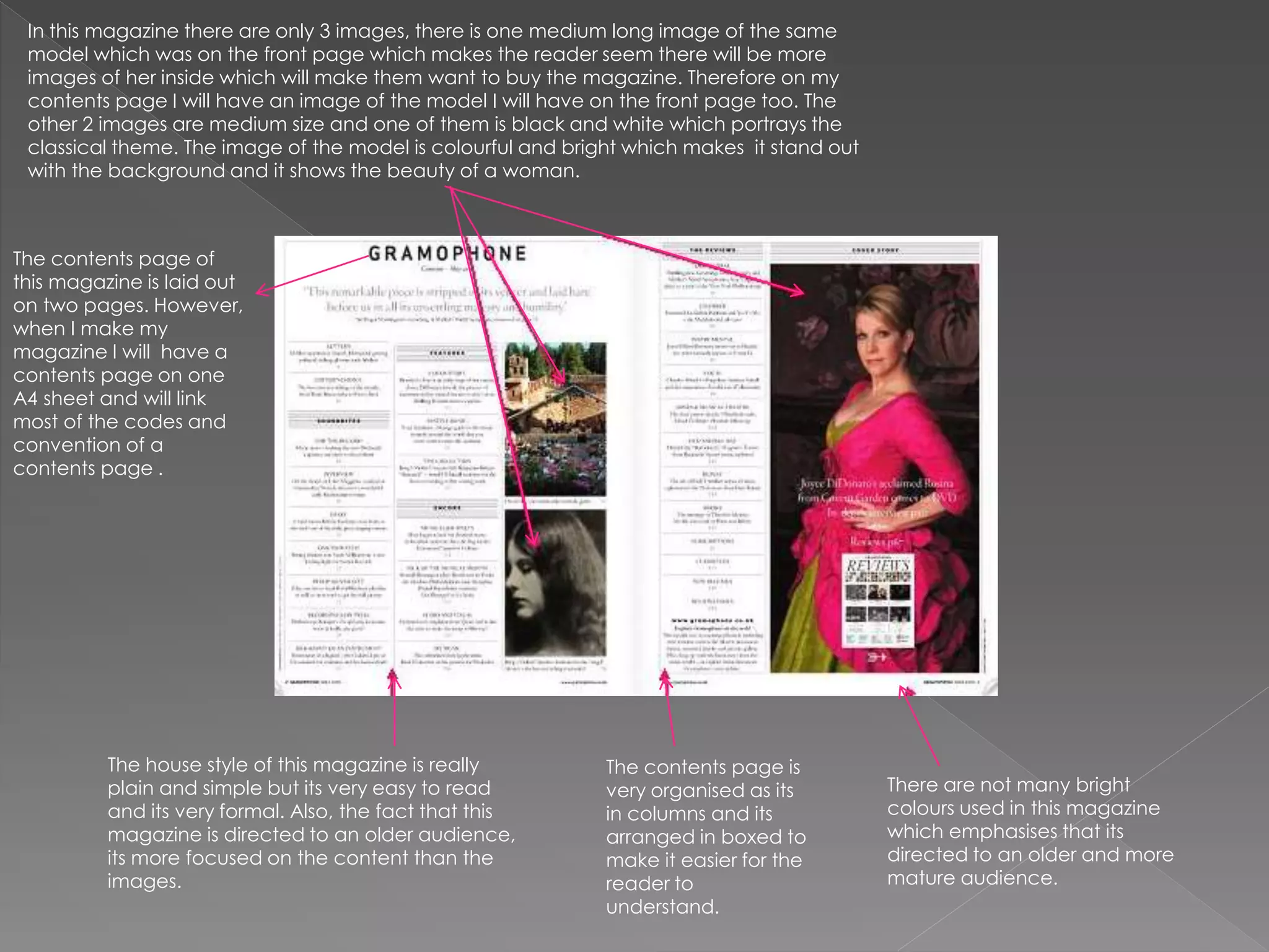 Contents page analysis | PPTX | Desktop Publishing | Computer Software and Applications