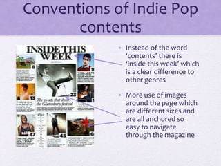 Contents page analysis | PPTX | Desktop Publishing | Computer Software ...