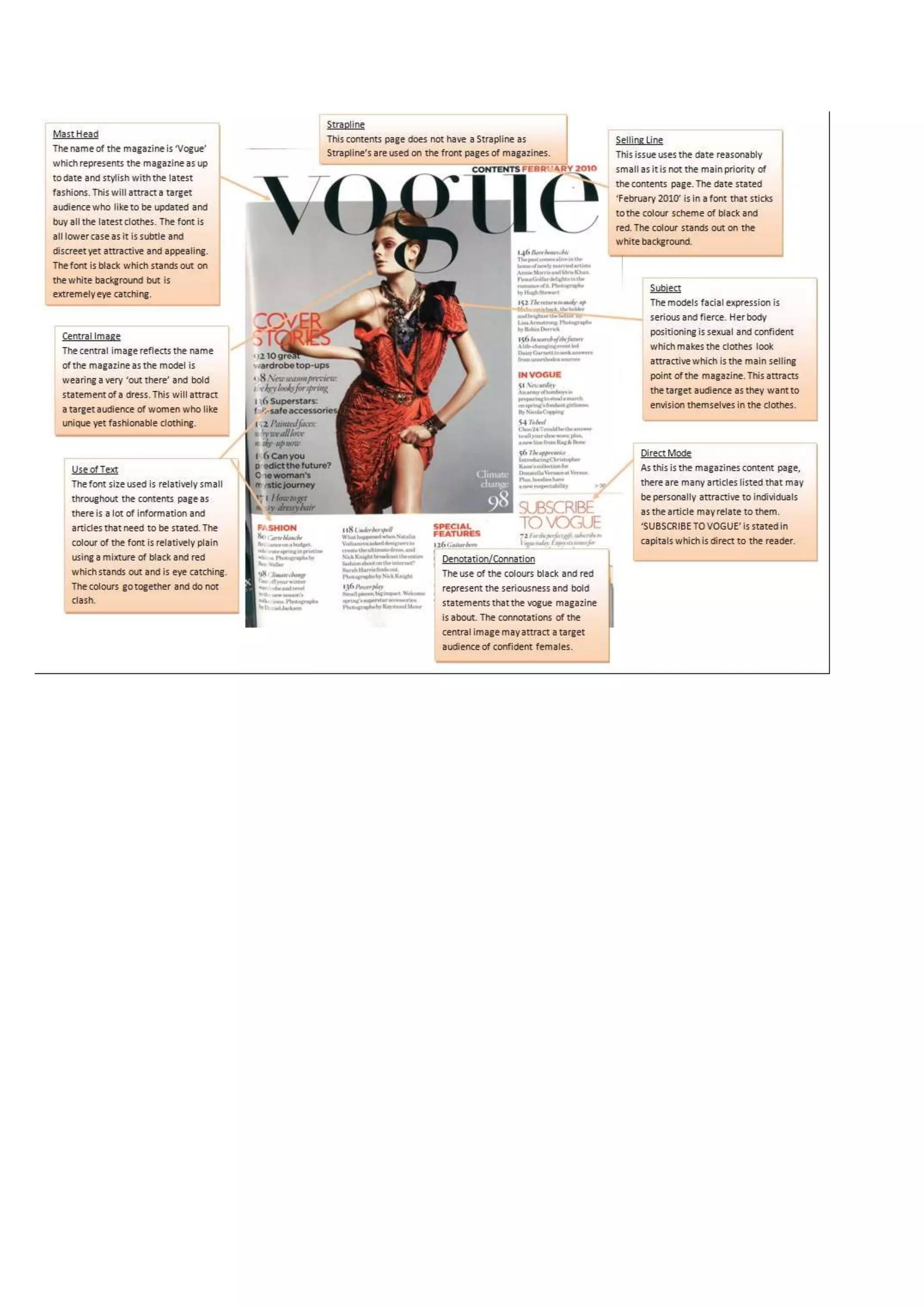 Contents Page Analysis | DOCX