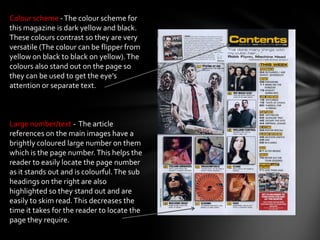 Contents page analysis 1 | PPT