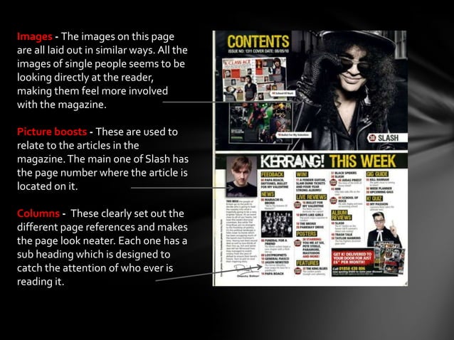 Contents page analysis 2 | PPTX | Technology & Computing