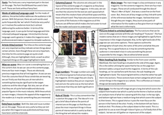 Contents page analysis billboard magazine | PPT