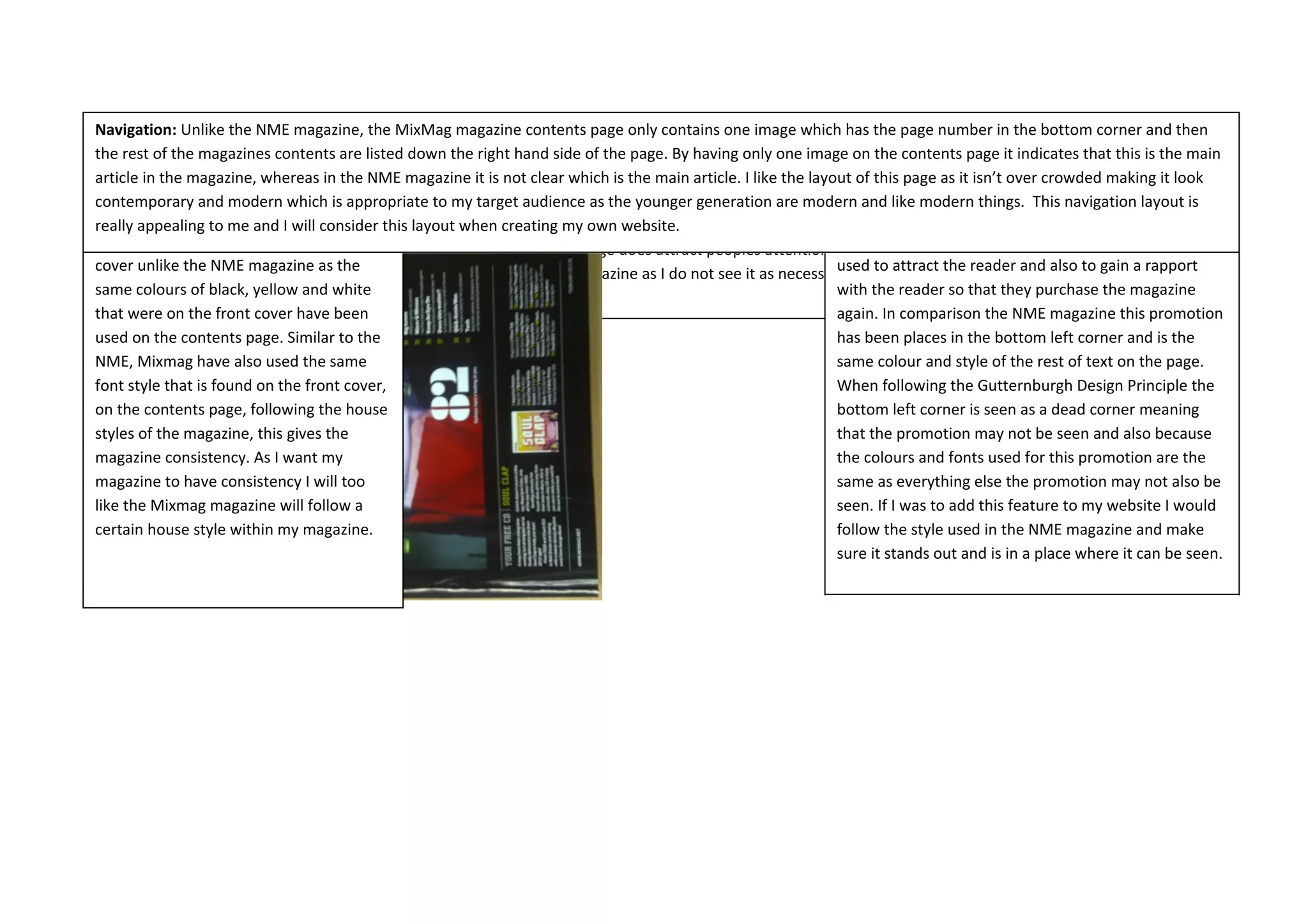 Contents Page Analysis | ODT