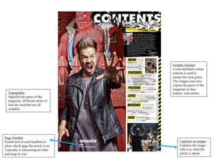 Contents page analysis | PPT