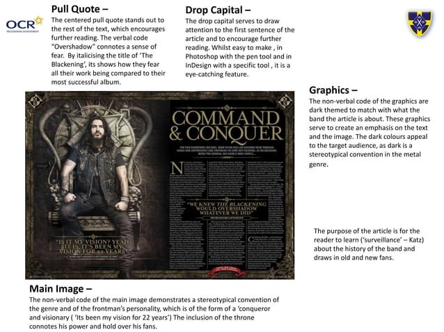 AS Contents Page and DPS Analysis | PPT | Free Download