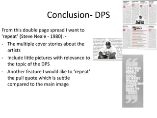 Contents page and dps analysis | PPT