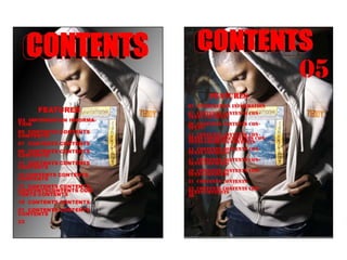 Contents Page Drafts | PPT