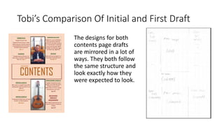 Contents page first draft | PPT