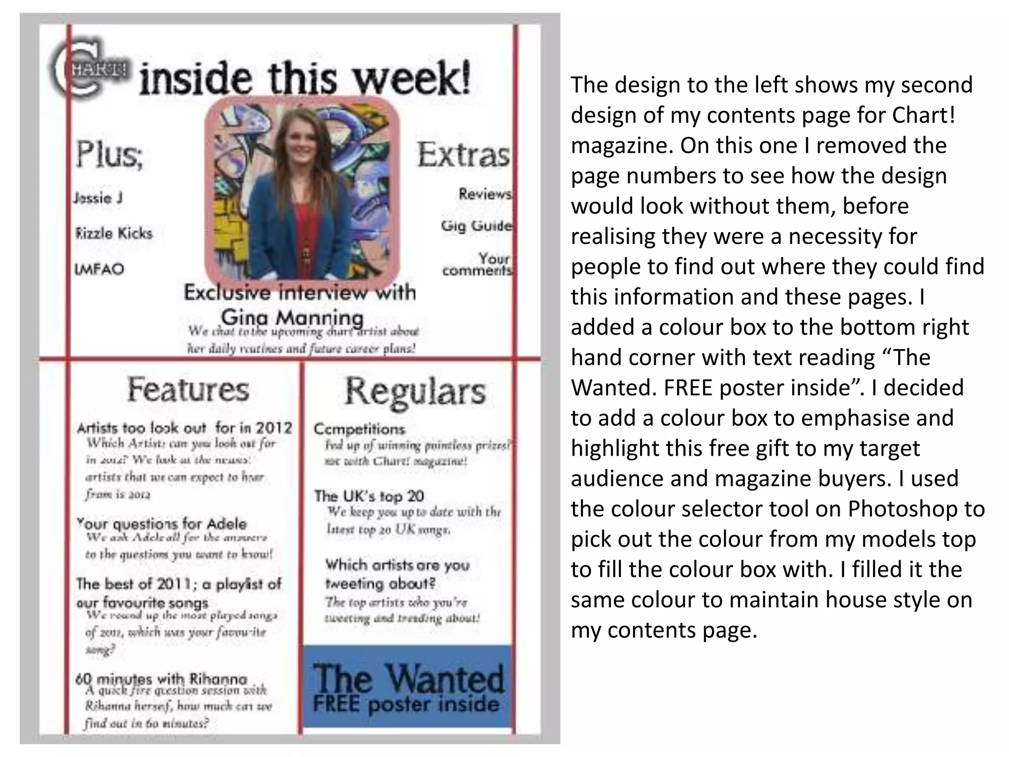 Contents page ideas & development | PPTX | Desktop Publishing ...