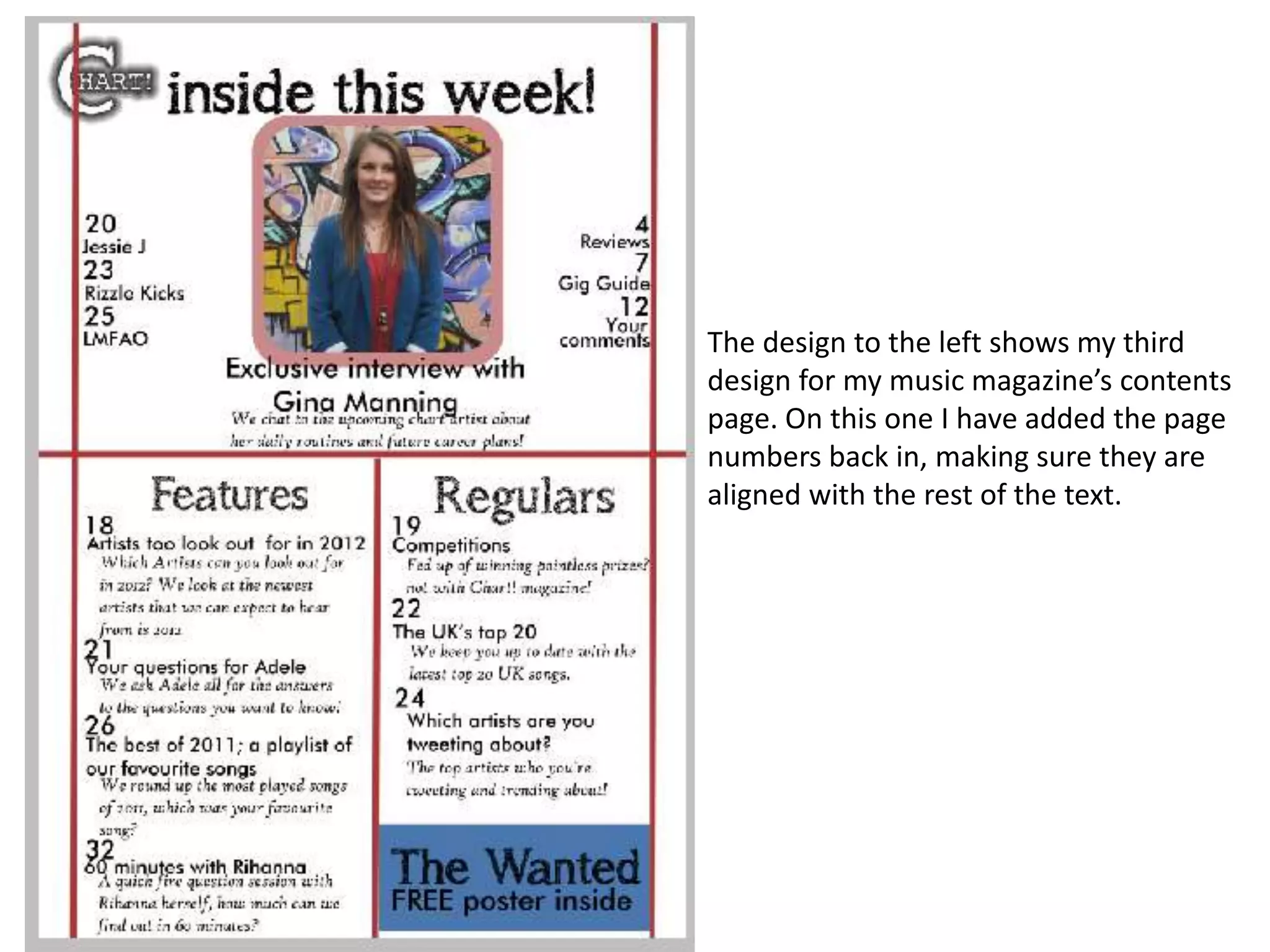 Contents page ideas & development | PPTX | Desktop Publishing ...