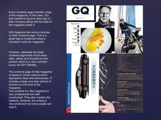 Contents page mashed up | PPT