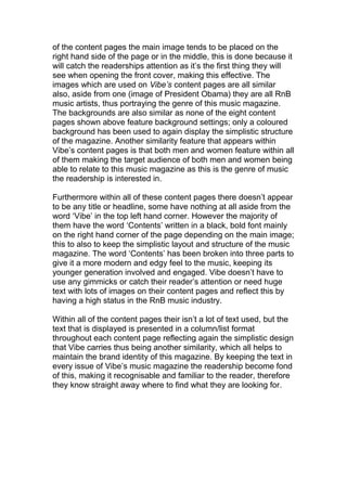 Contents page overview | DOC | Desktop Publishing | Computer Software ...