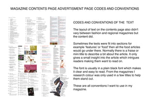 Contents page research pdf | PPT