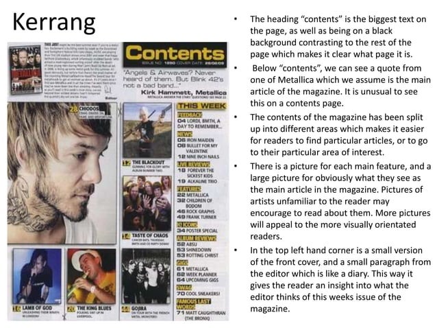 Content page analysis | PPT