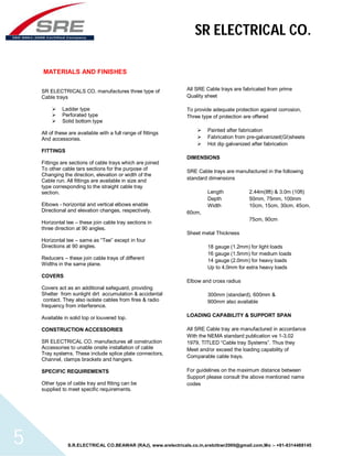 Contents sre cable tray | PDF