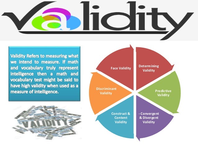 Content &statistical validity