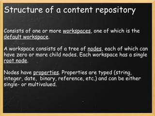 Content Storage With Apache Jackrabbit | PPT