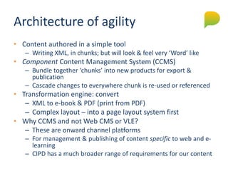 Content strategy at cipd | PPTX