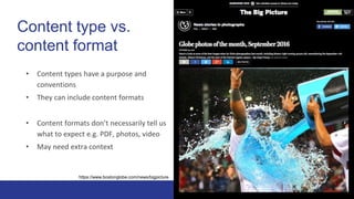 Building a content strategy with content types | PPT
