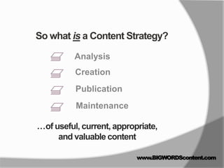 Content Strategy Presentation | PPTX