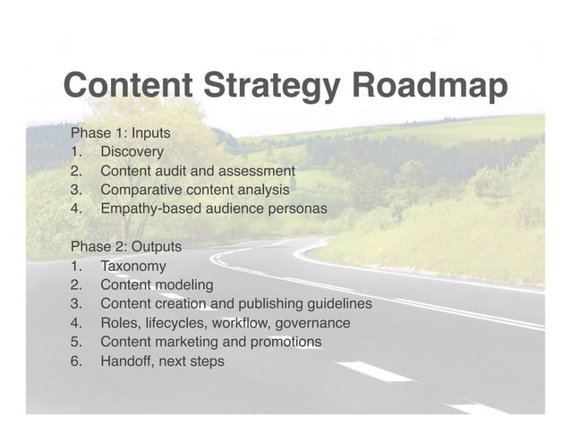 Content strategy roadmap - ASAE Tech2015 | PDF | Computer Software and ...