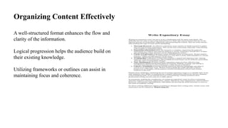 Content_ Subject Matter Selection, Criteria,methos And Organization For ...