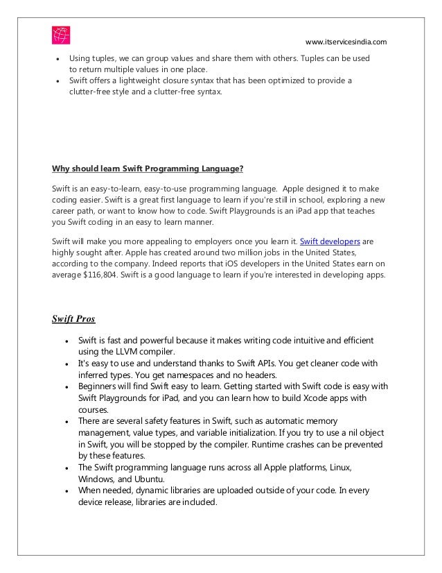 What is Swift App Development? | PDF