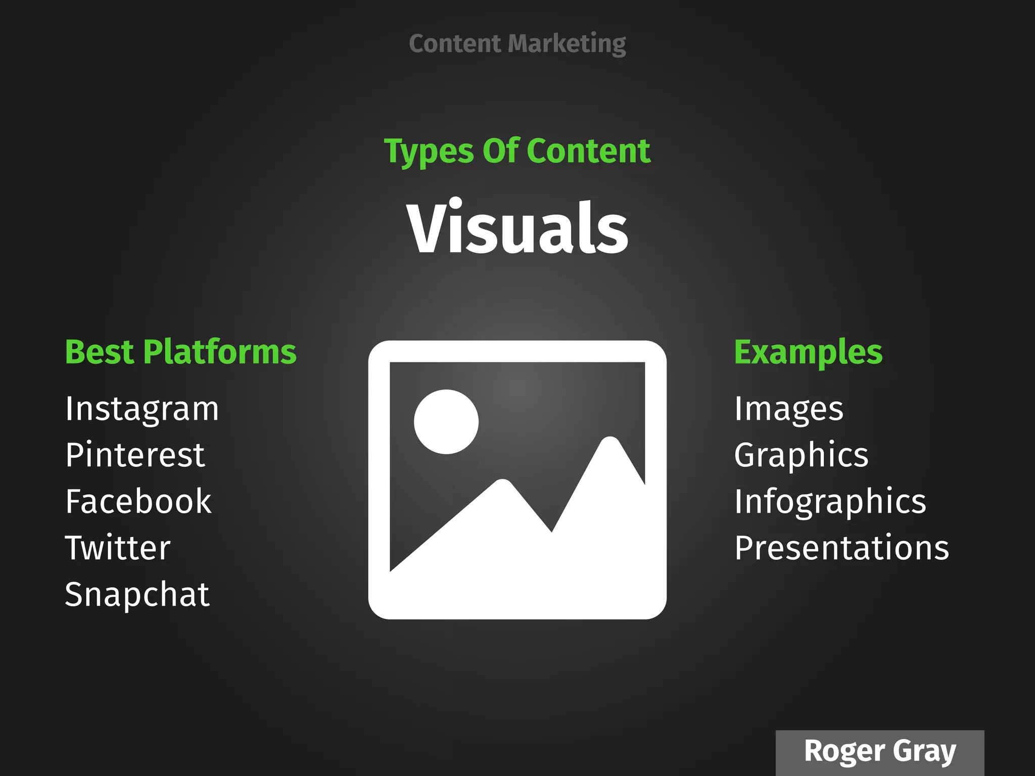 Content Marketing: Four Main Content Types | PPT