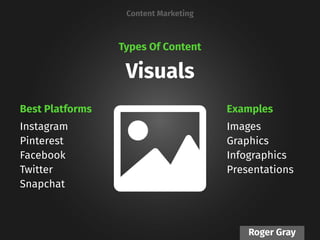 Content Marketing: Four Main Content Types | PPT