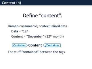Content Typing, Flows, Models by Rahel Anne Bailie | PPT