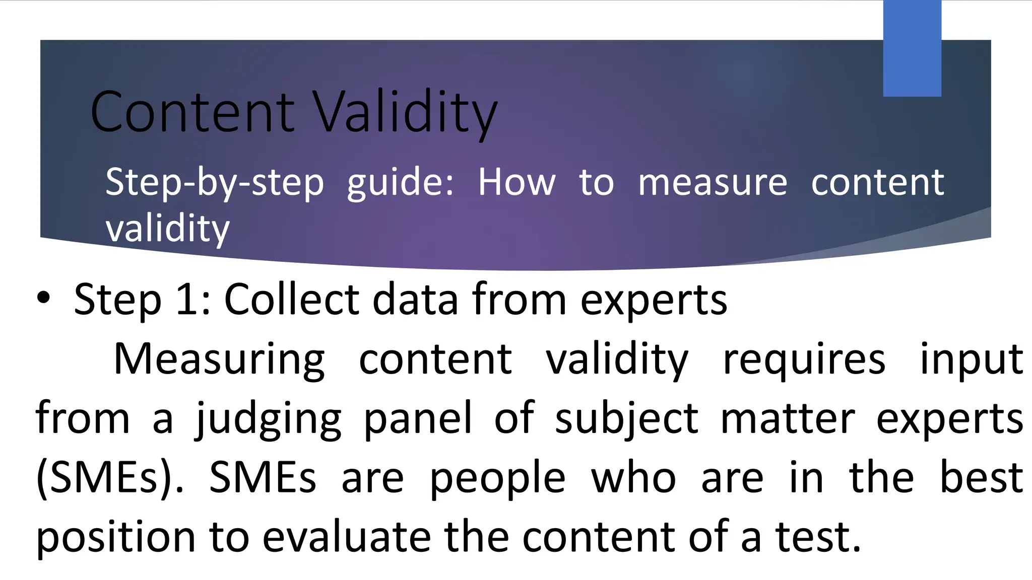 Content Validity: Types, Definition , Example | PDF