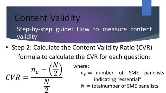 Content Validity: Types, Definition , Example | PDF Content Validity: Types, Definition , Example | PDF
