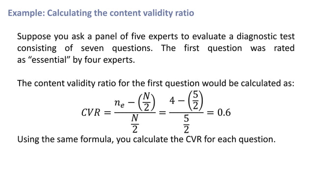 Content Validity: Types, Definition , Example | PDF | Resume Writing ...