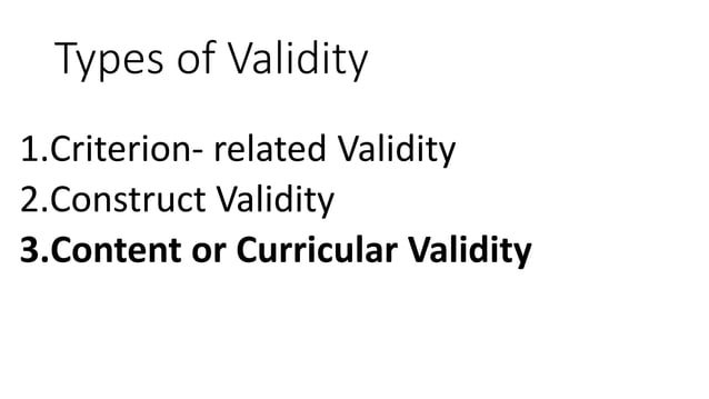 Content Validity: Types, Definition , Example | PDF | Resume Writing and Advice | Job Search