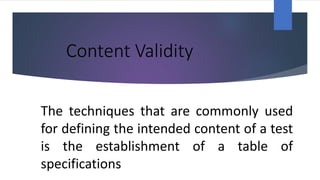 Content Validity: Types, Definition , Example | PDF