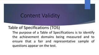 Content Validity: Types, Definition , Example | PDF