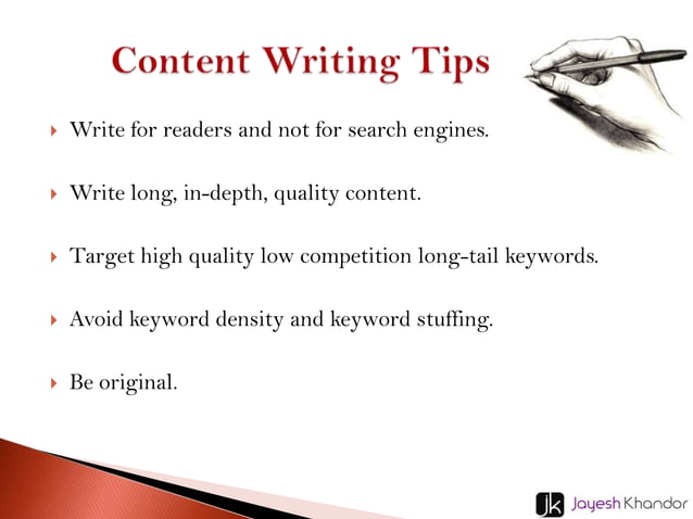 Content Writing Strategies | PPT