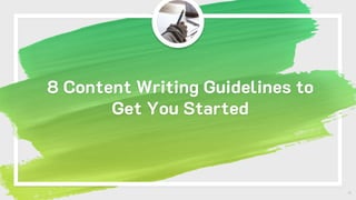 Content writing Guidelines For Beginners | PPTX | Freelance Writing ...