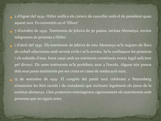 Contenxtualització històrica del nazisme enfocada als testimonis de ...