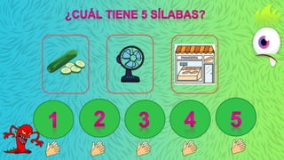 Conteo Silabico.pptx material para trabajar la conciencia silabica ...