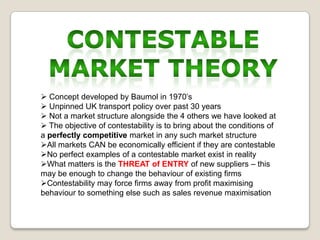 Contestable market slides slg new | PPTX
