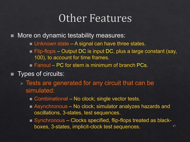 Contestalgorithm In Vlsi Testing Pptx Simulation Video Games Video Game Genres