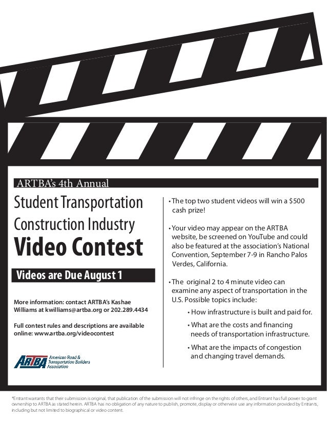 2014 Video Contest Flyer
