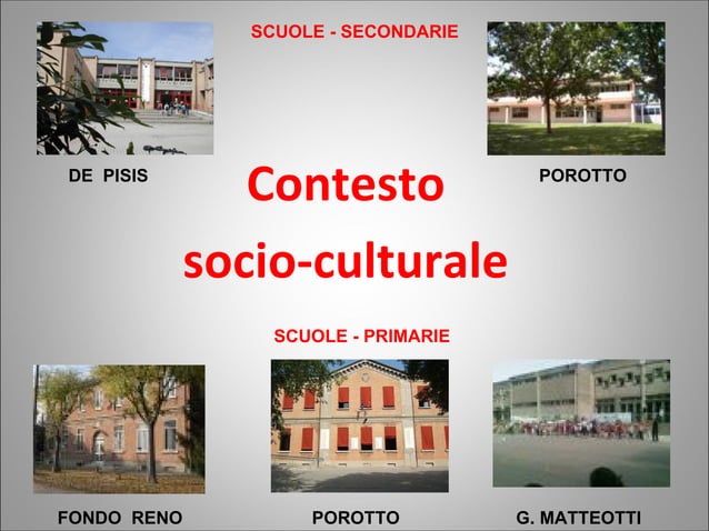 Contesto socioculturalef | PPT | Professional School | Postgraduate ...