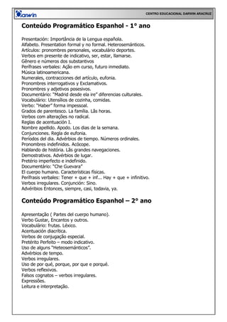 Conteudo programatico | PDF