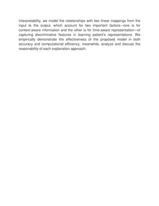 Context-Aware and Time-Aware Attention-Based Model for Disease Risk Prediction With ...