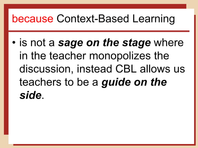 Context-Based-Learning-_- | PPT